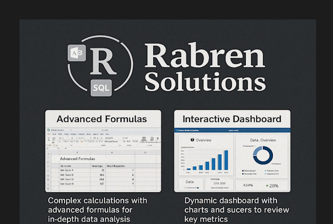 Excel dashboard or spreadsheet with smart automation by Accesssqldev | Fiverr